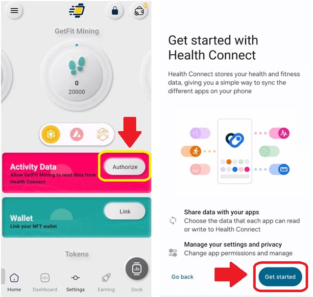 How To Setup Your GetFit Mining and Health Apps!
